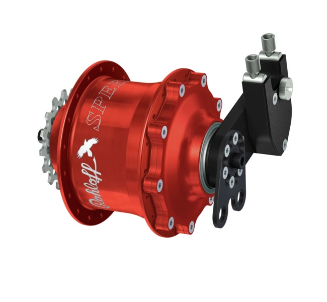Rohloff Speedhub 500/14 CC EX rot 36 Loch - TNC-Hamburg