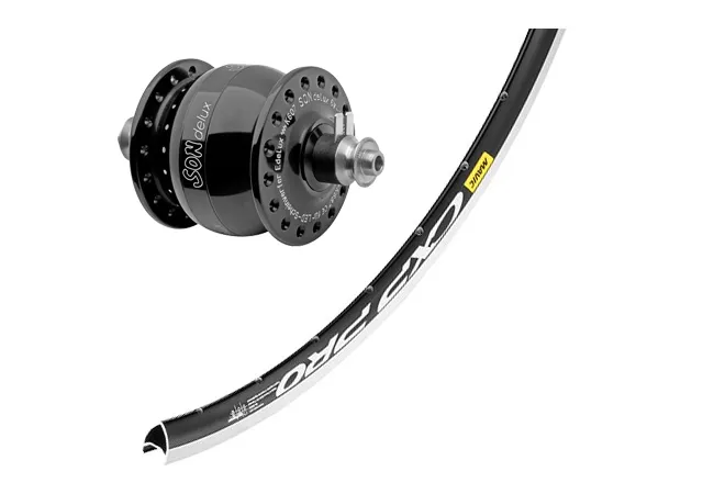 Vorderrad Schmidt SONdelux Nabendynamo - Mavic CXP Pro Felge | build by ...