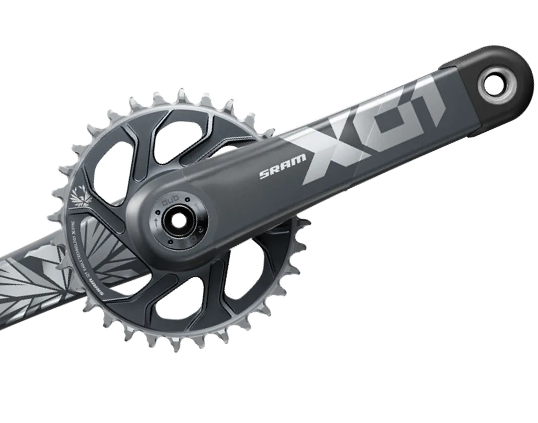 Sram X01 Eagle Kurbel DUB DM 32 Zähne lunar-grey 170 mm - TNC-Hamburg