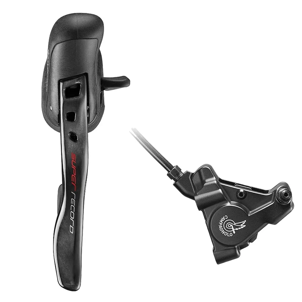 Campagnolo Super Record 12s HO Ergopower 12 fach + Hinterrad Flat Mount ...