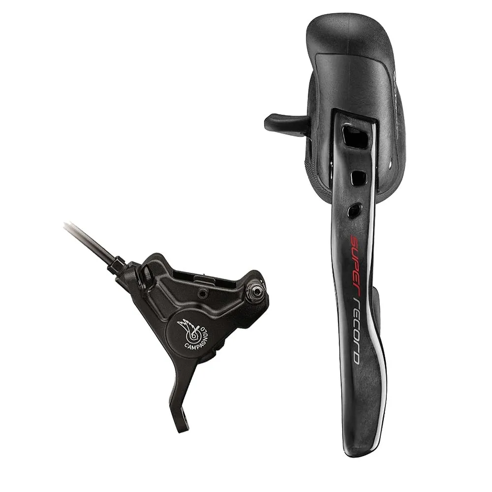 Campagnolo Super Record 12s HO Ergopower 2 fach + Vorderrad Flat Mount ...