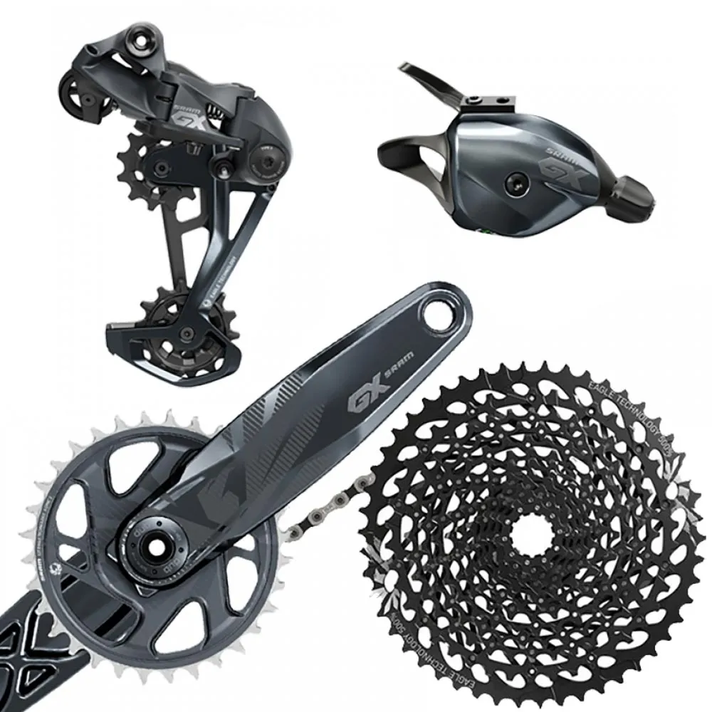 Sram GX Eagle Gruppe DUB 12x1-fach lunar Boost Kurbel 175 mm - TNC-Hamburg