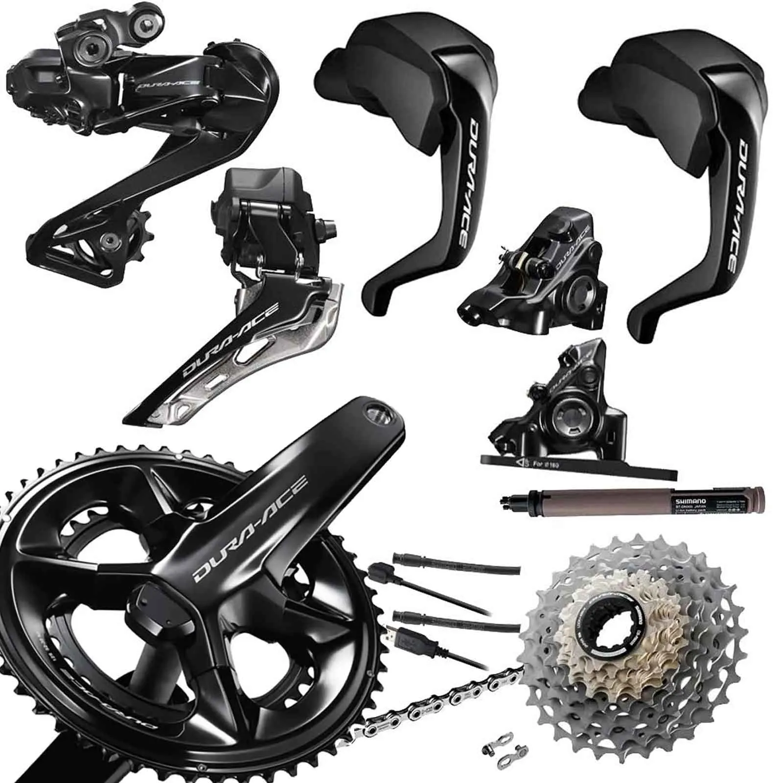 Shimano DURA-ACE Di2 TT Gruppe R9270P Disc-Brake 12x2-fach mit ...